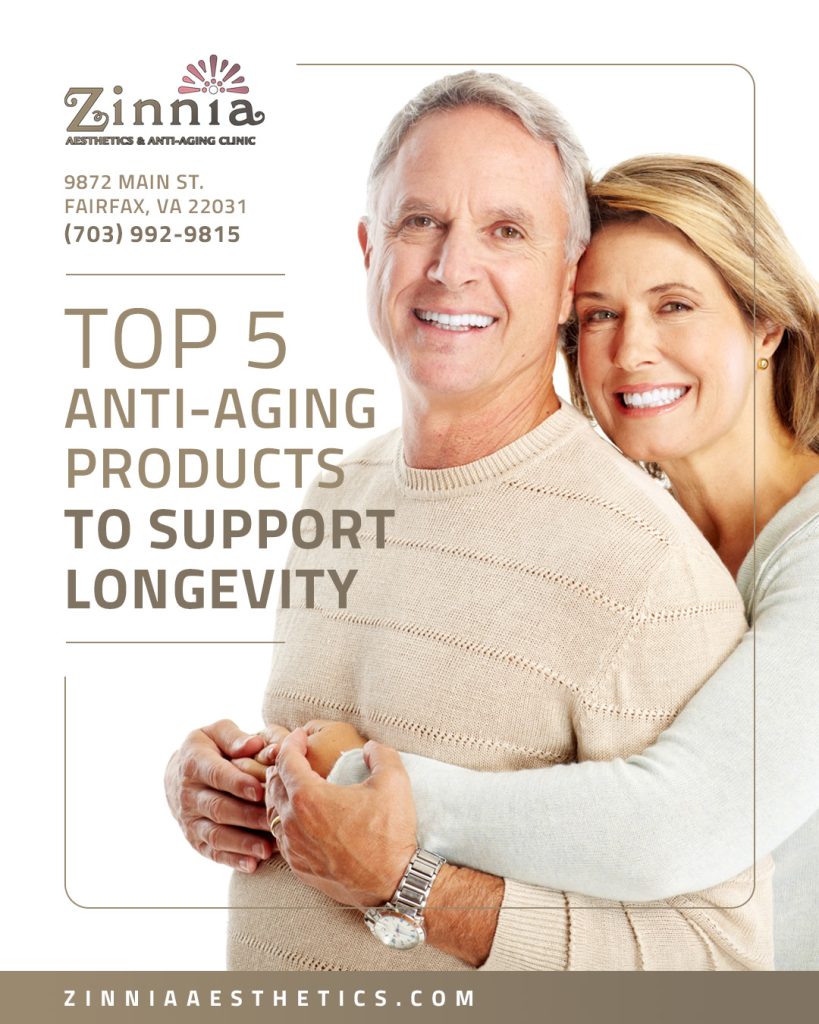 Top 5 Anti-Aging Products to Support Longevity | Zinnia Aesthetics and ...
